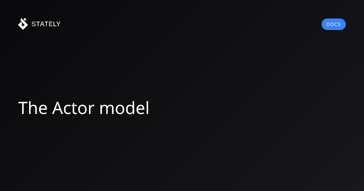 The Actor model