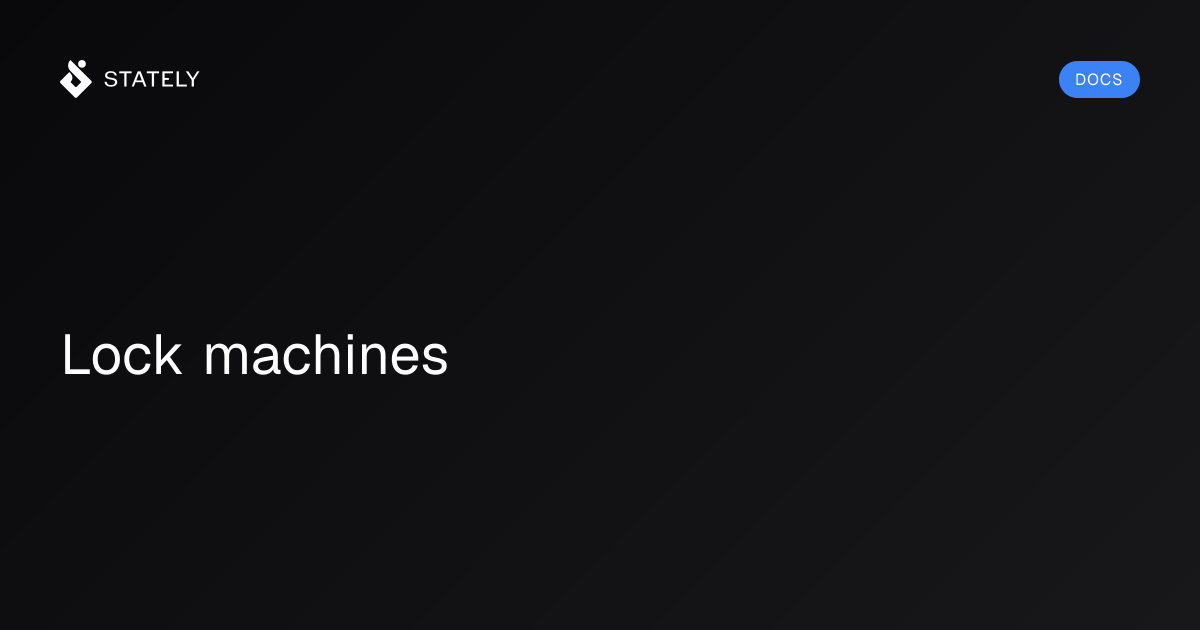 Lock machines